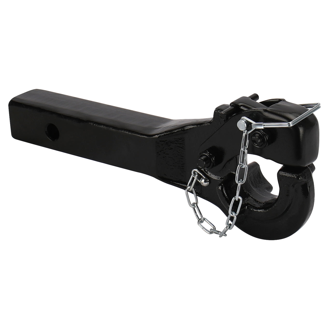 ANGCOSY Pintle Hook Mount for 2" Hitch Receiver ｜ 9-Inch Length | Blac ...